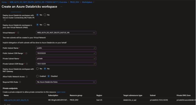 How to Secure and Architect Azure Databricks: Step-by-Step Design ...