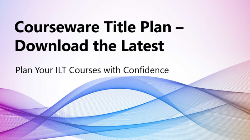 Courseware Title Plan | Microsoft Community Hub