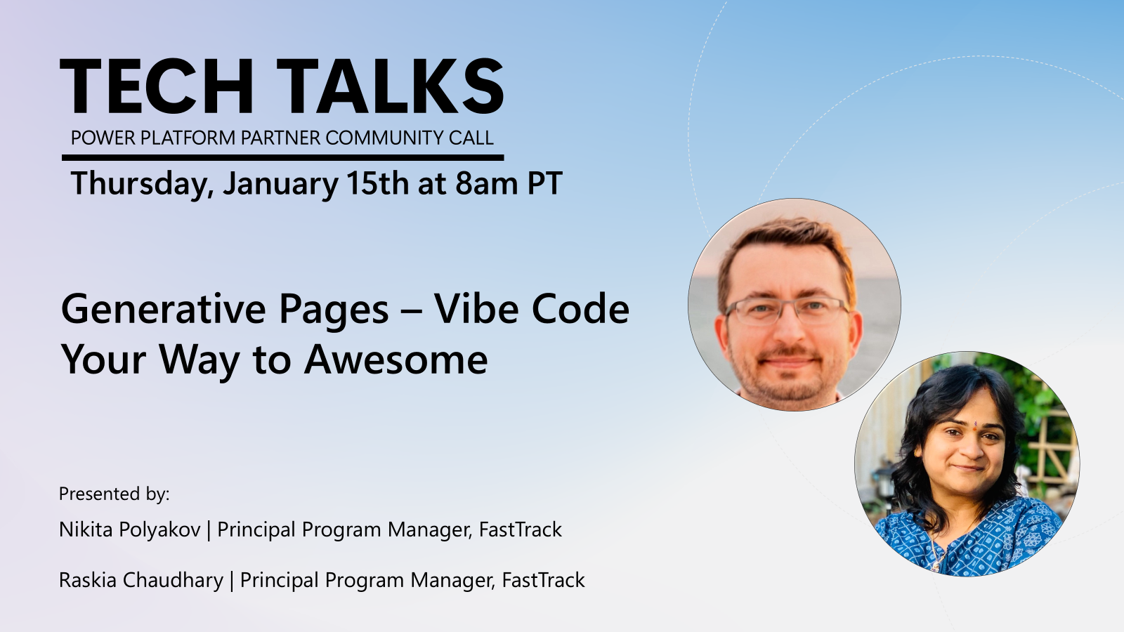 Tech Talks presents: Generative Pages – Vibe Code Your Way to Awesome ...