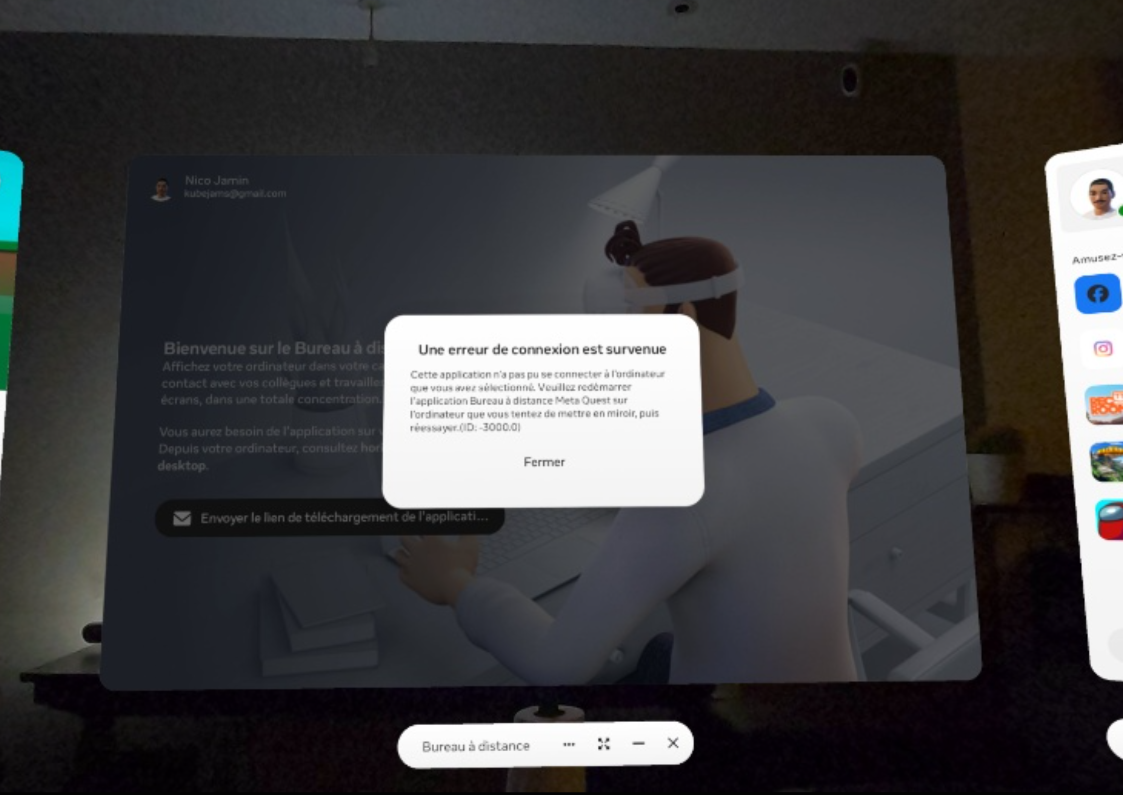Error ID-3000.0 - Surface Pro 11 ARM + Quest 3 v83 | Microsoft ...
