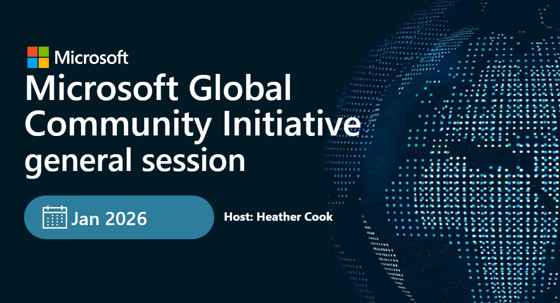 MGCI General Session PM - Jan 2026 | Microsoft Community Hub
