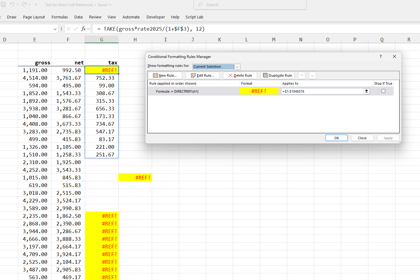 Playing with conditional formatting | Microsoft Community Hub