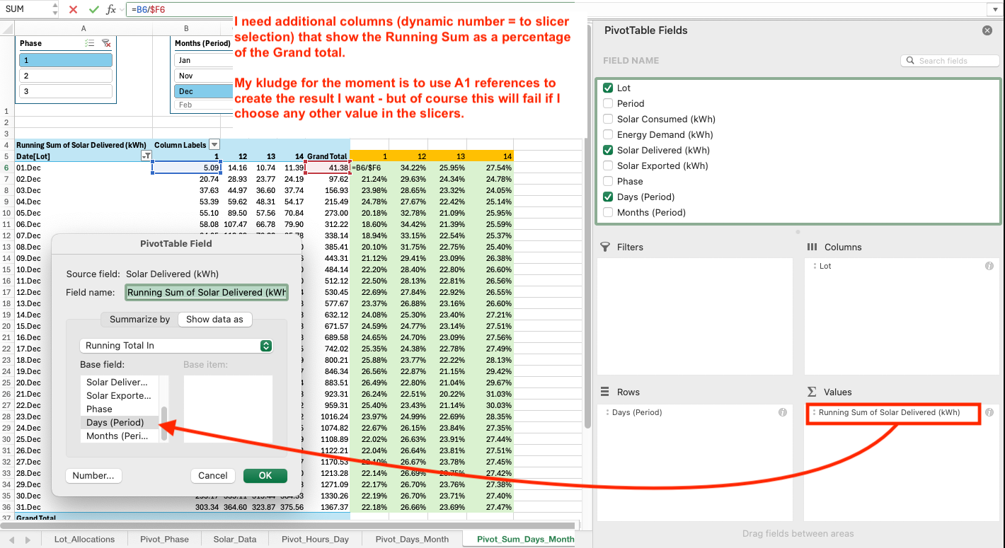 Need help adding calculations to pivot chart | Microsoft Community Hub