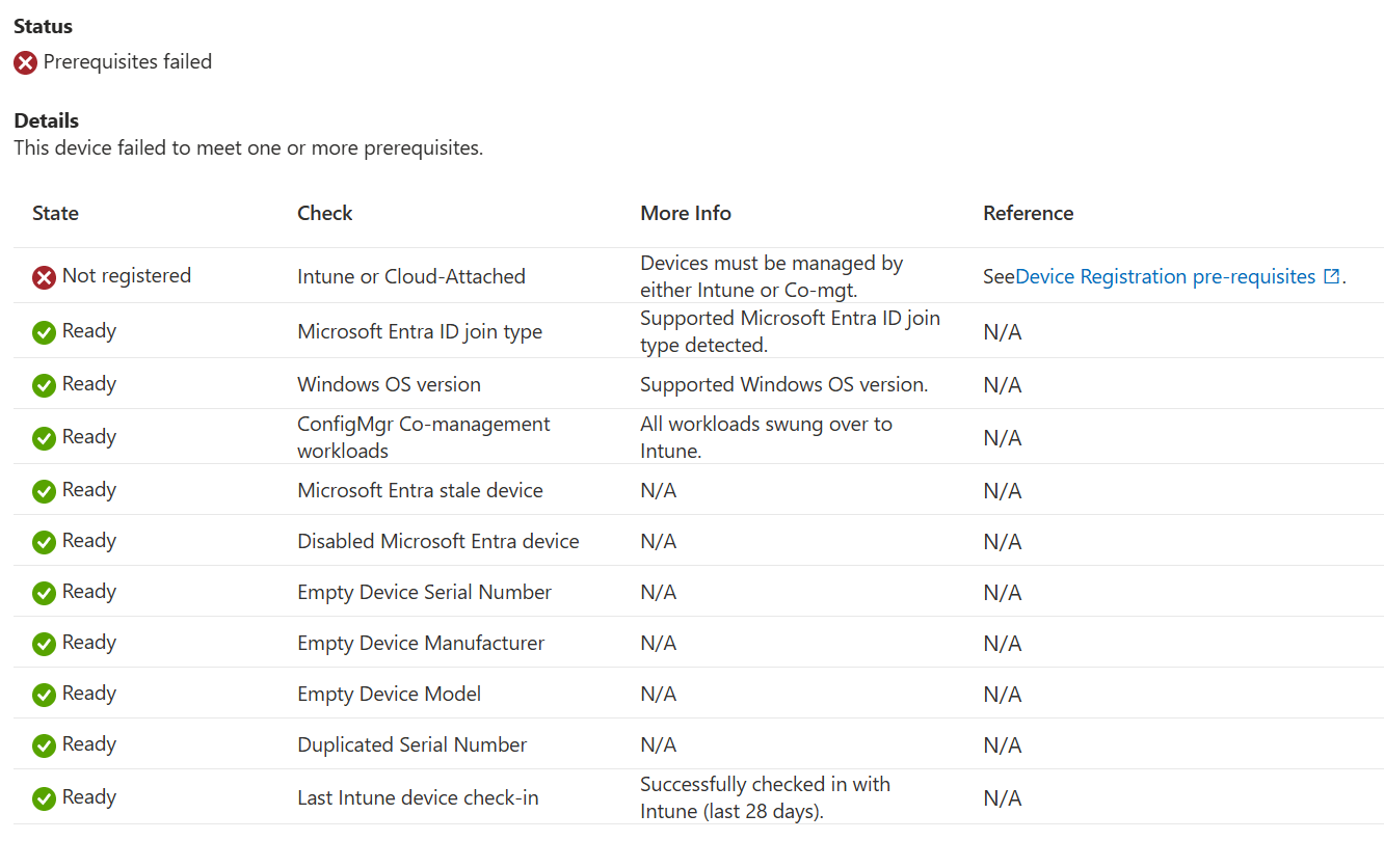 Registration Failed - Devices must be managed by either Intune or Co ...