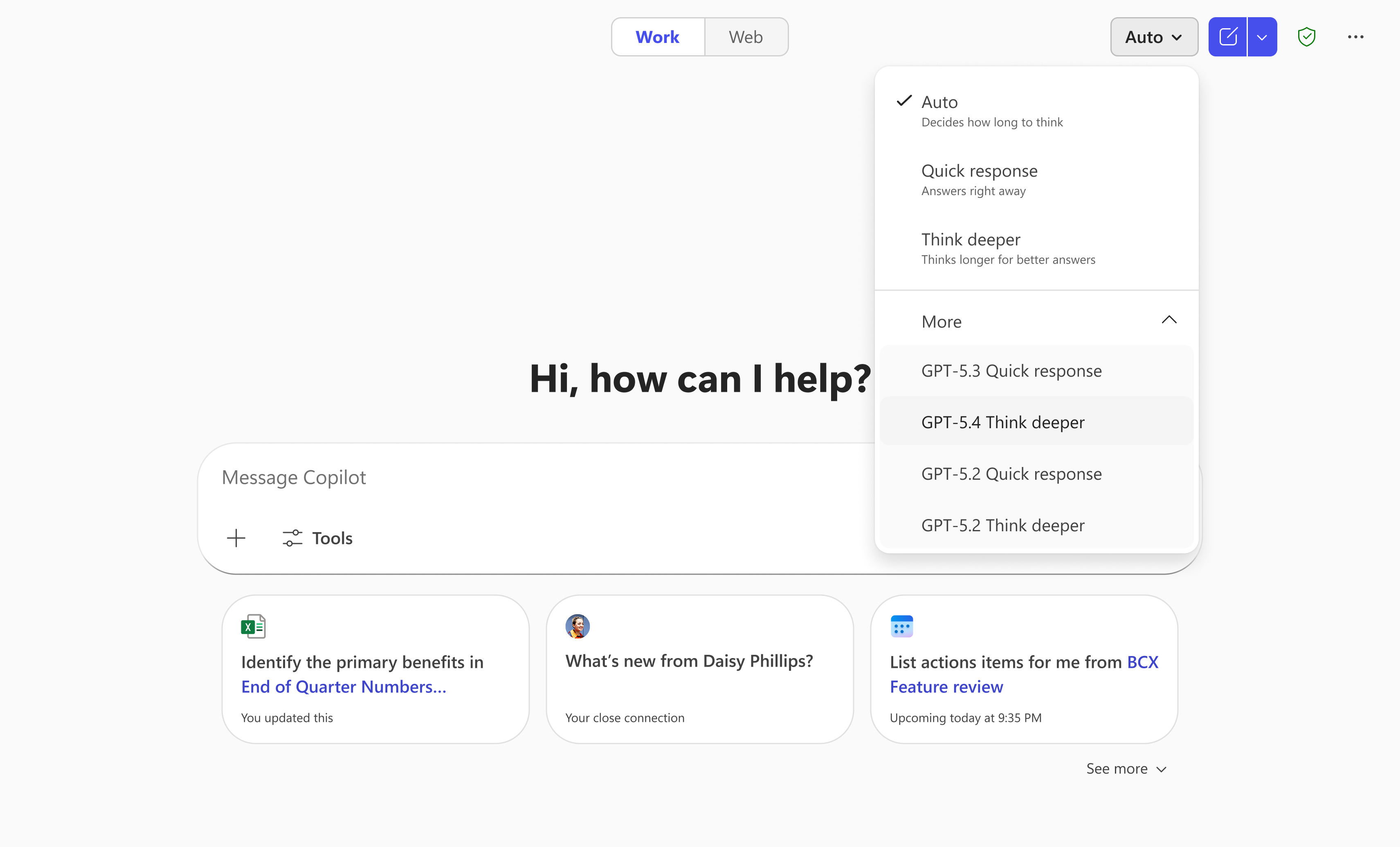 Available today: GPT-5.4 Thinking in Microsoft 365 Copilot | Microsoft ...