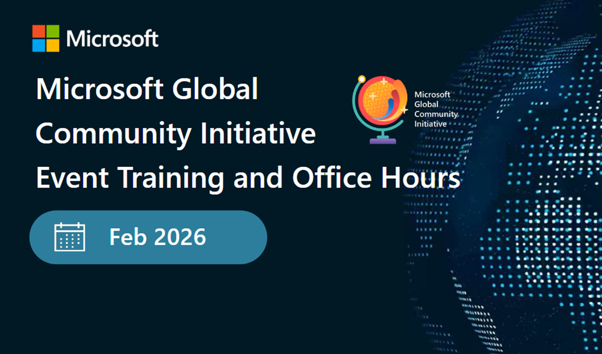 Event Training: Community Days, MTC User Groups & AMC - Feb 2026 ...
