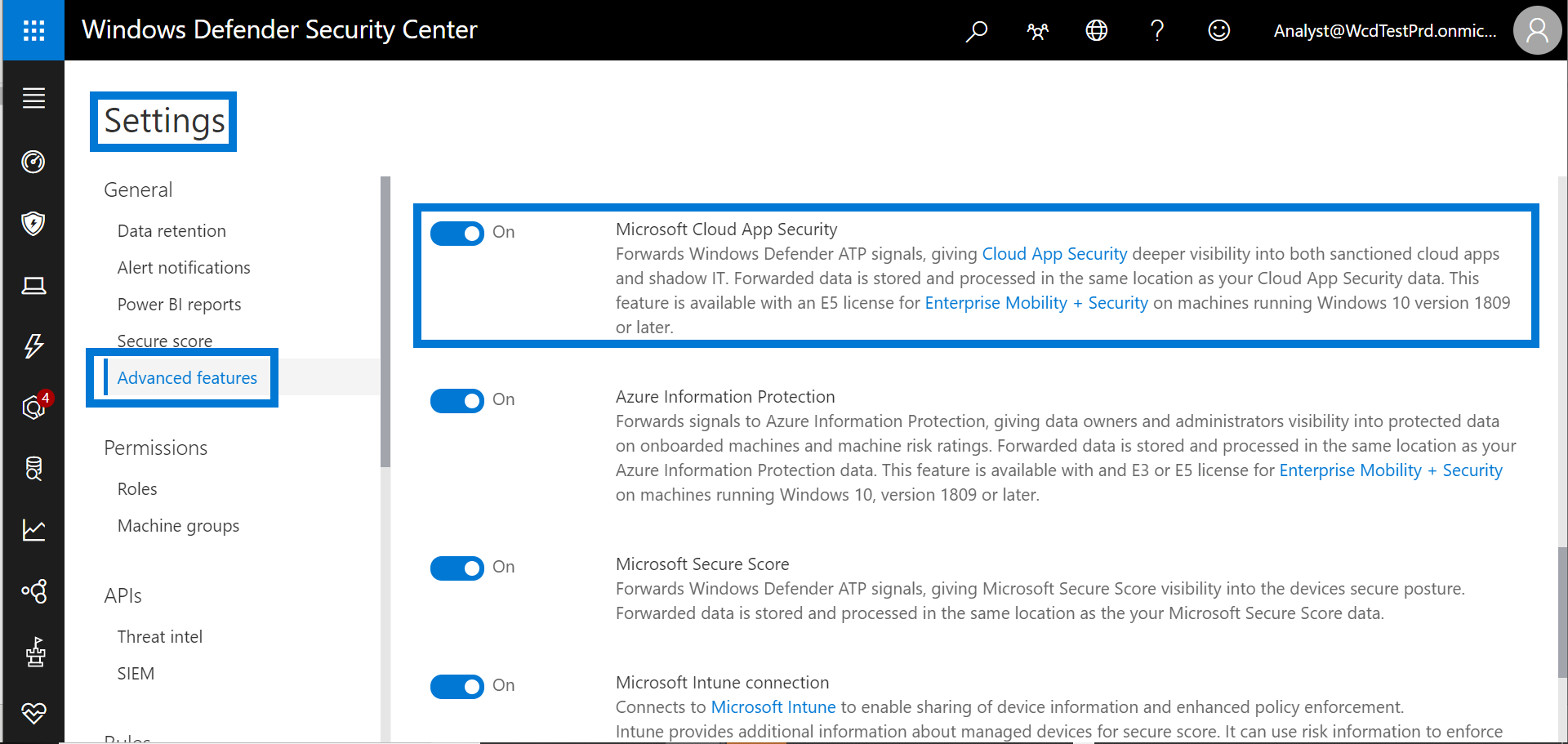 MDATP & Cloud App Security Integration | Microsoft Community Hub