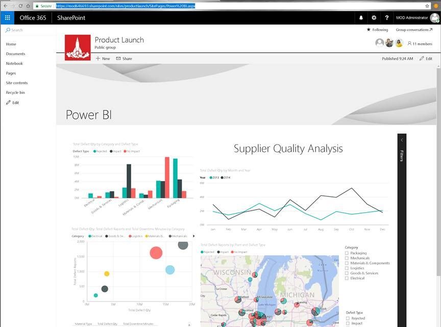 Announcing Power BI Web Part Preview for SharePoint | Microsoft ...