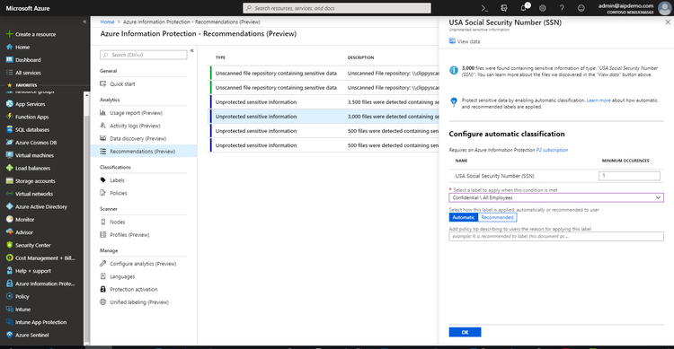 Discover, Classify, and Protect Sensitive Data with the AIP Scanner ...