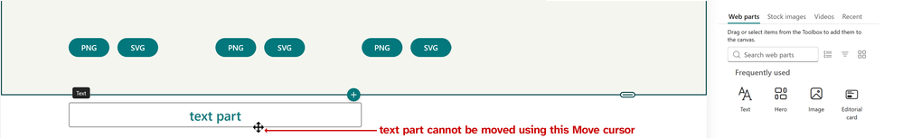 Cannot drag or move any web part around once placed inside a 'flexible ...