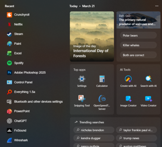 How to revert Windows 11 search bar font to old style? | Microsoft ...