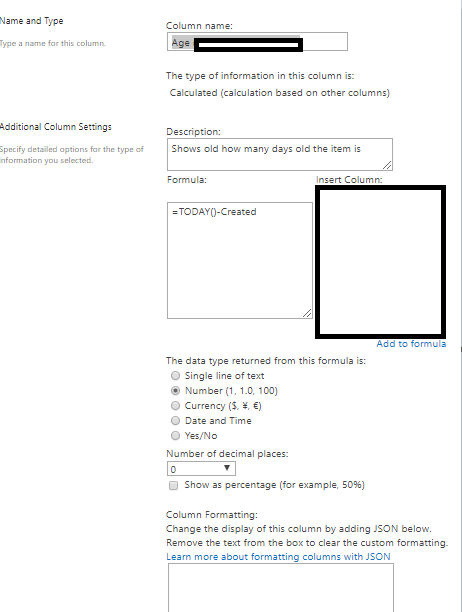 Create an 'Age/Days old' column in SharePoint List | Microsoft Community Hub