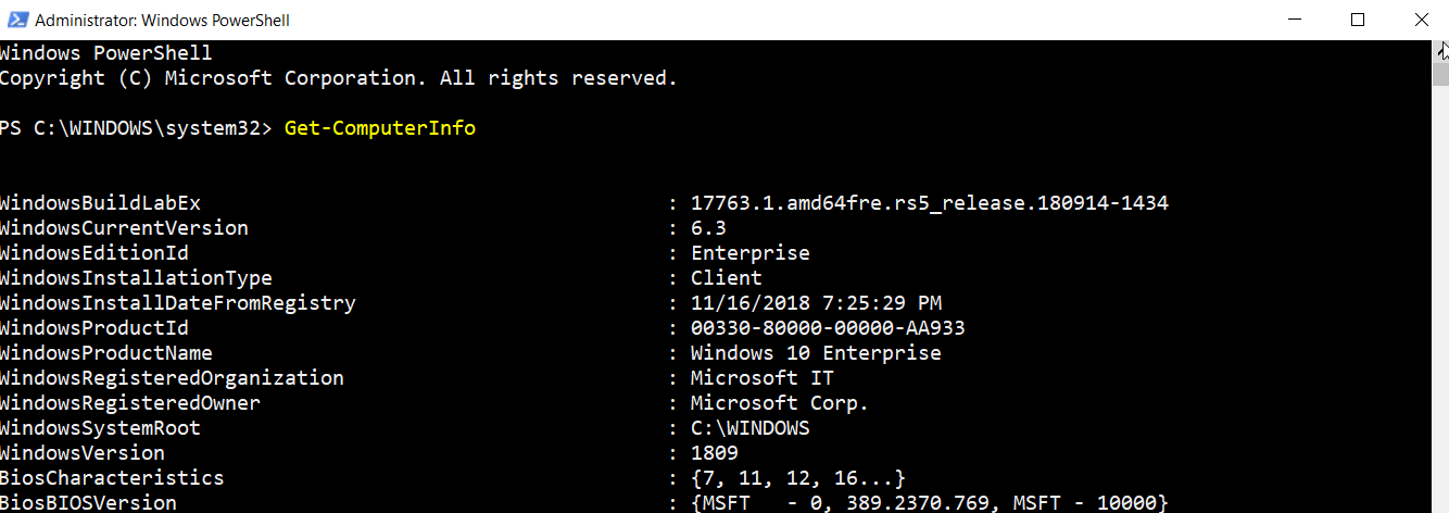 Powershell Basics Are You Using Get Computerinfo Microsoft Community Hub 