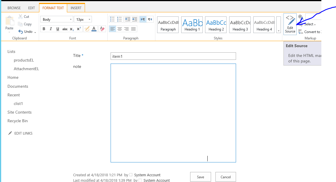 Embed video in multiple lines of text field in SharePoint List ...