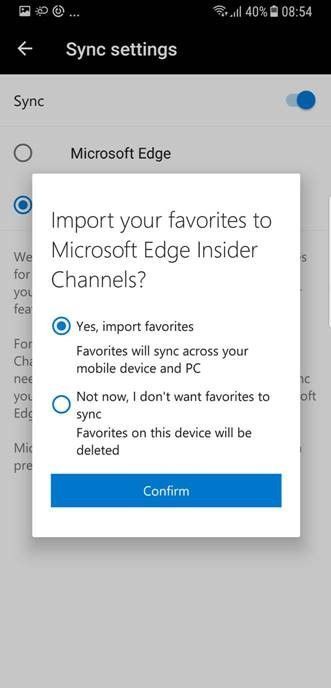 *Updated 9/3* Syncing in Microsoft Edge Preview Channels | Microsoft ...
