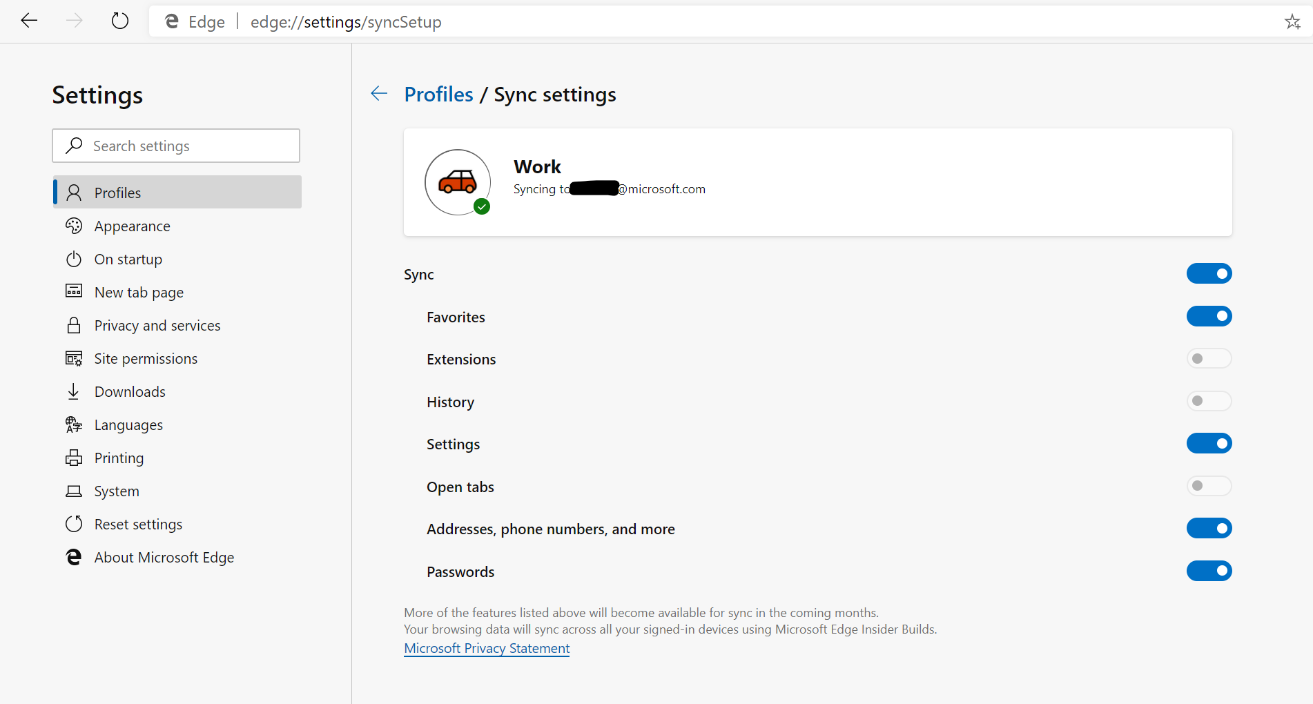 *Updated 9/3* Syncing in Microsoft Edge Preview Channels | Microsoft ...