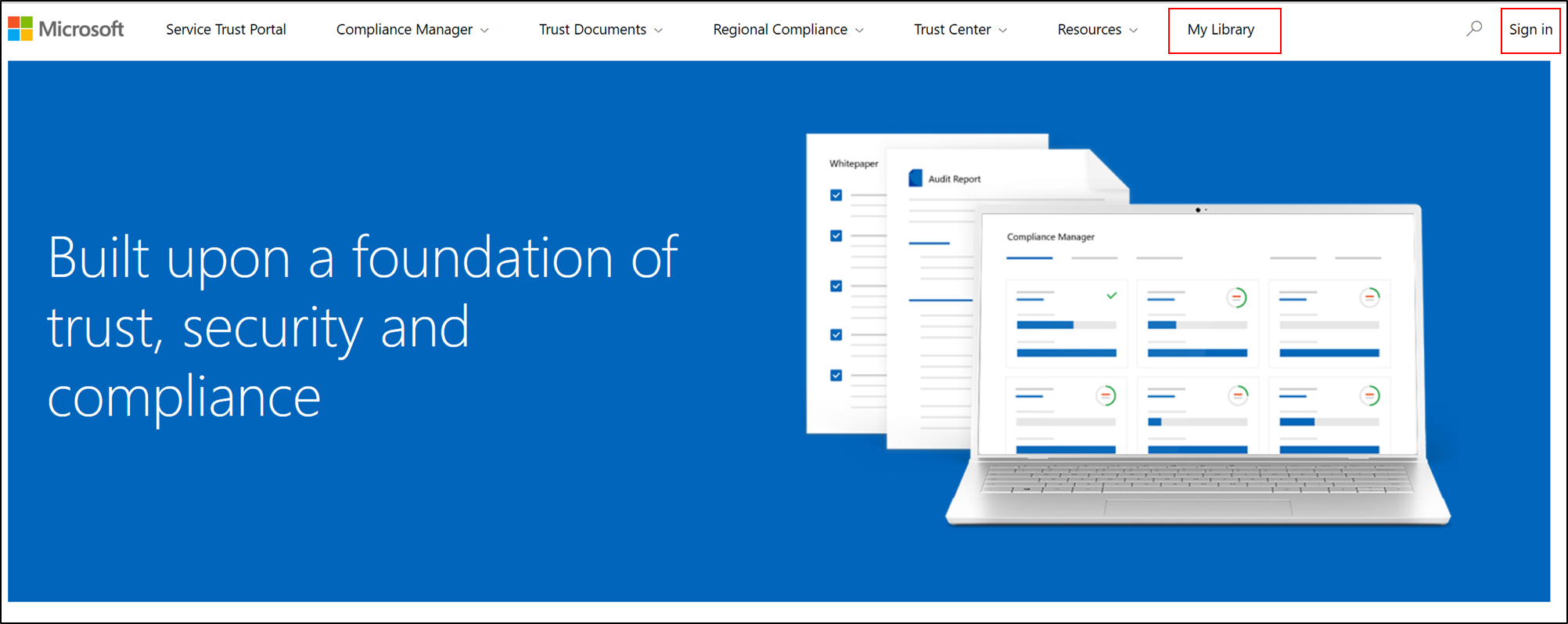Introducing My Library on the Service Trust Portal —a new service for ...