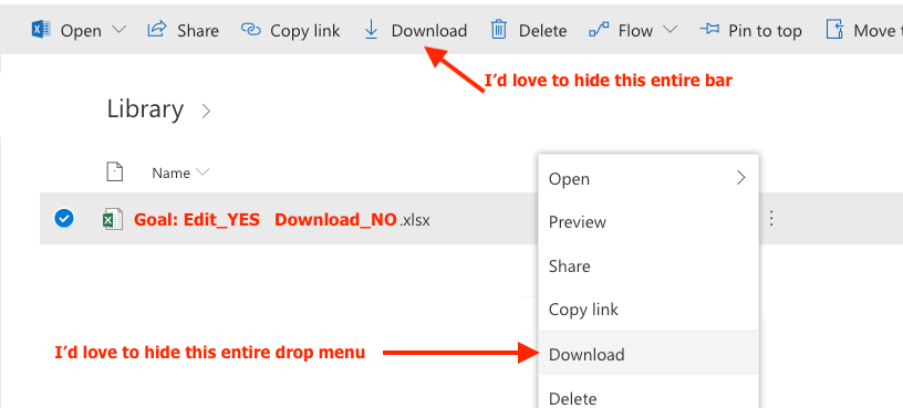 SPO Override ECB (Edit Control Block) | Microsoft Community Hub