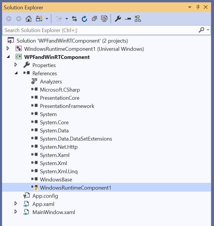 Windows ランタイム コンポーネント .NET