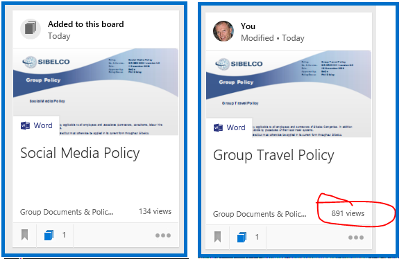 The stats (number of views) from Delve are different compared to ...