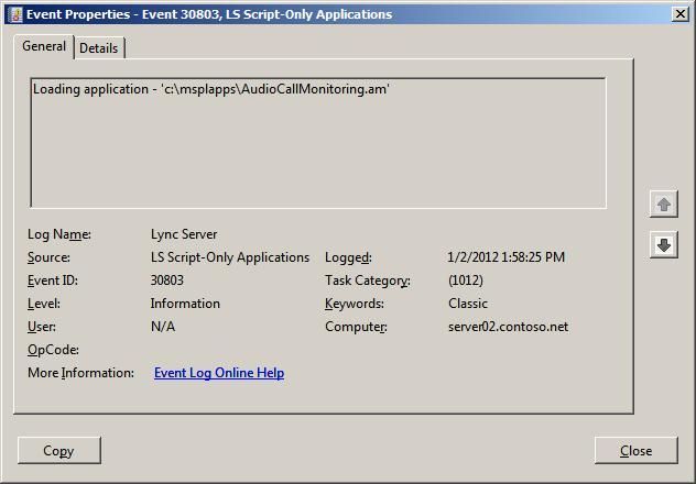 Deploying and Troubleshooting Lync Server 2010 MSPL Applications | Microsoft Community Hub