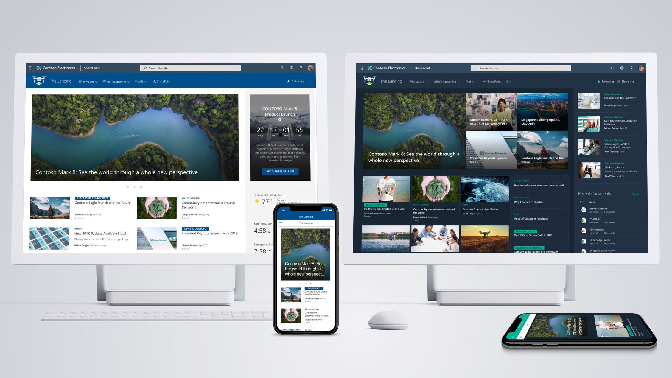 SharePoint home sites: a landing for your organization on the ...