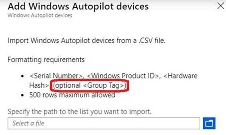 Resolved: Known Issue with importing Windows Autopilot devices using ...