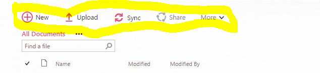 Add a button to Command Bar of a SharePoint online Library All Item ...