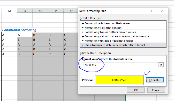 How to automatically change cell's background color by a formula | Microsoft Community Hub