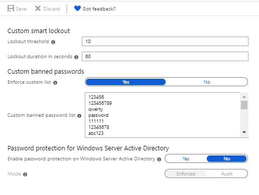 Configure NCSC Top Passwords List in Azure AD | Microsoft Community Hub
