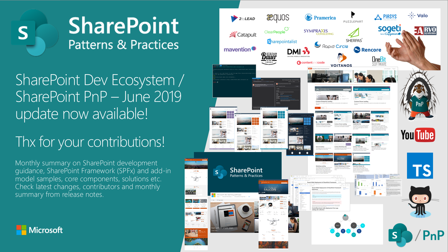 SharePoint Dev Ecosystem / SharePoint PnP - June 2019 update now ...