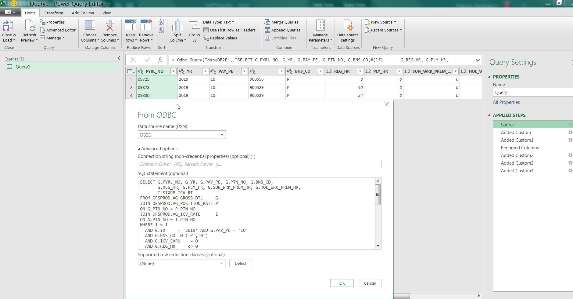 Use Parameters in DB2 SQL | Microsoft Community Hub