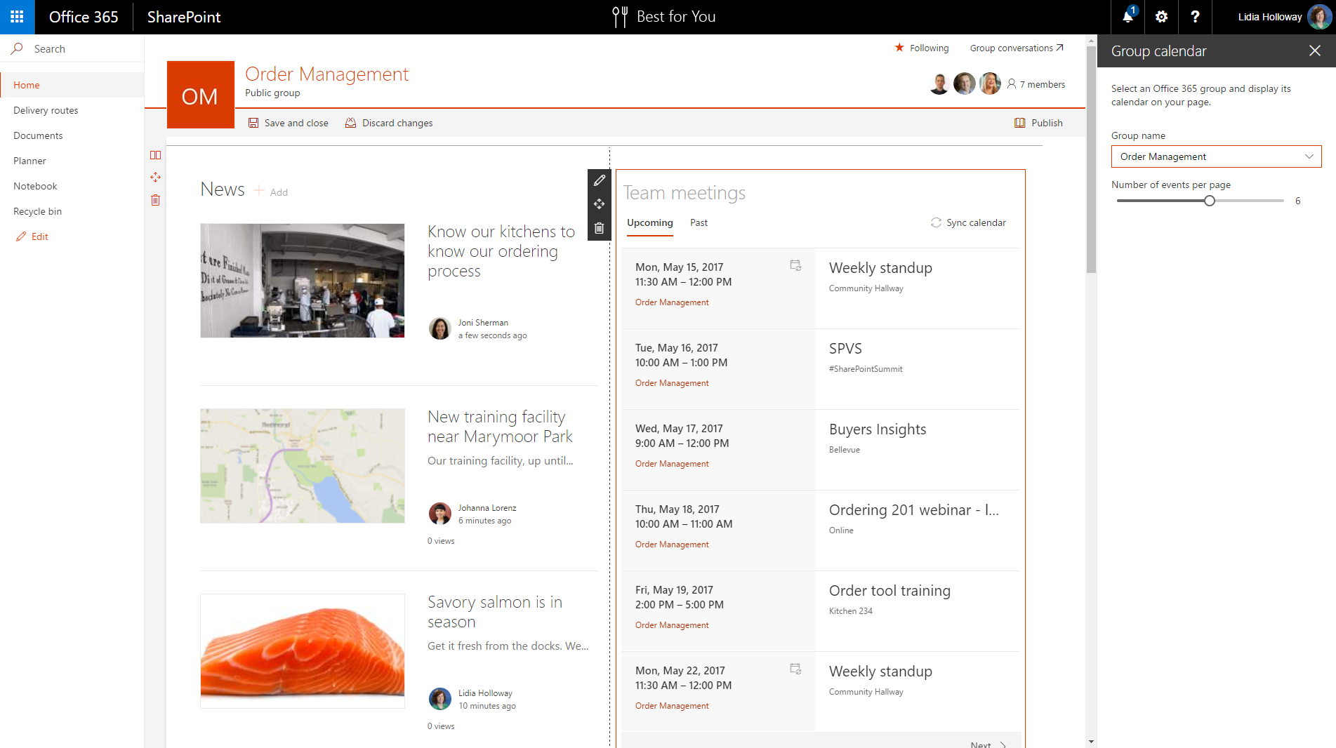 Personalize team sites in Office 365 and amplify teamwork using MS ...