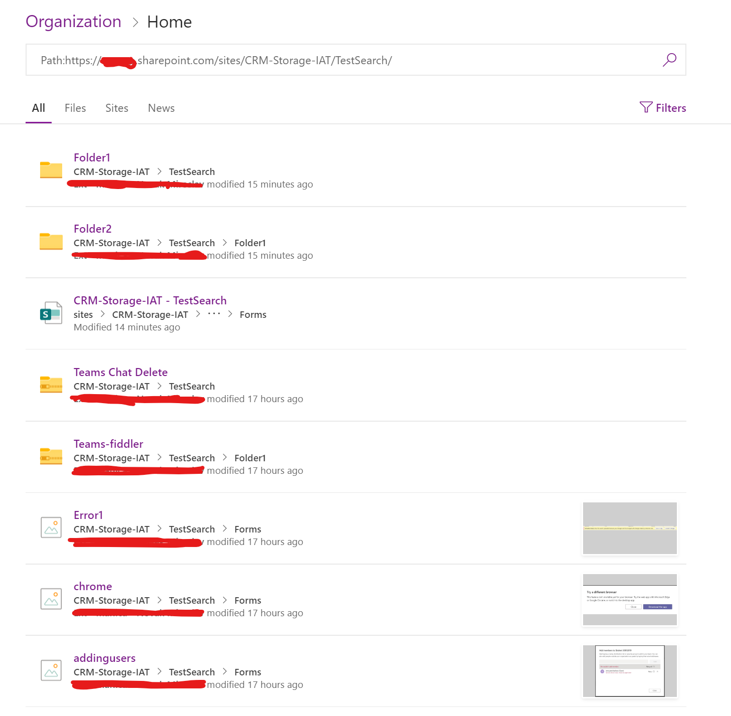 SharePoint search does not display some data types | Microsoft Community Hub