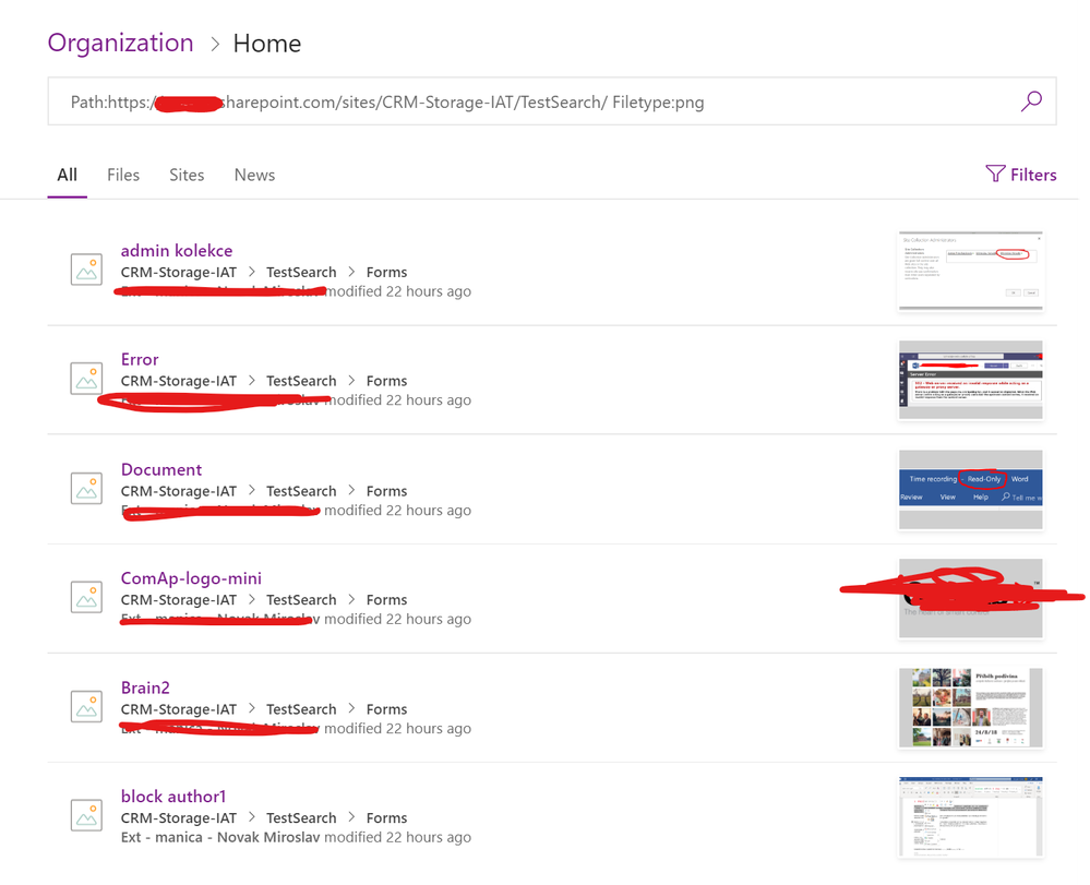 SharePoint search does not display some data types | Microsoft Community Hub
