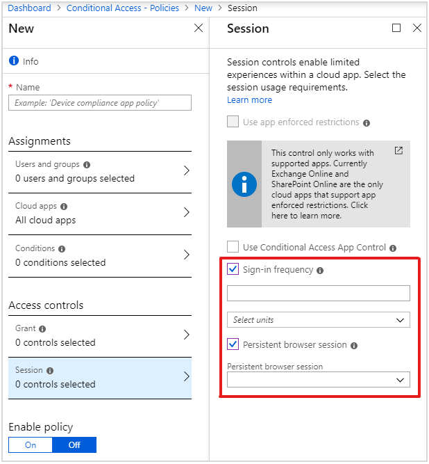Manage Authentication Sessions in Outlook on the web with Azure AD ...