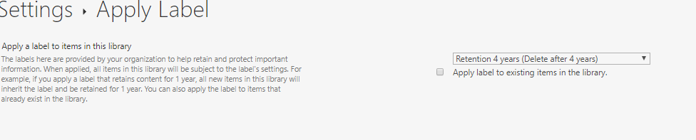 Setting the default AIP classic label on a OneDrive or SharePoint ...