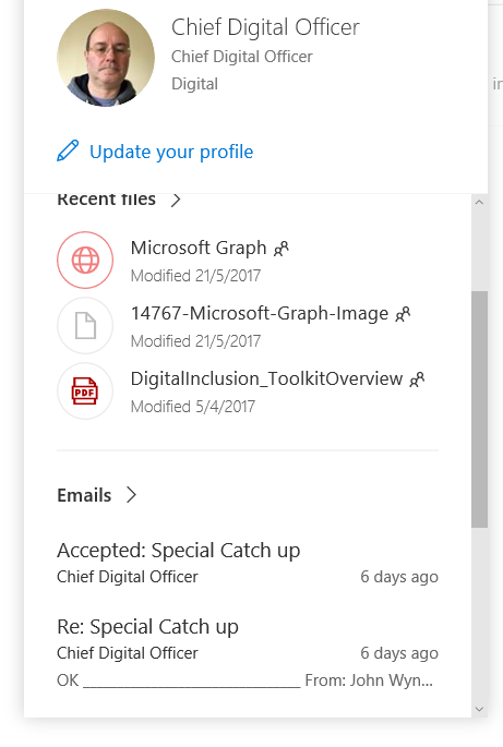 Office 365 People Cards In Outlook | Microsoft Community Hub