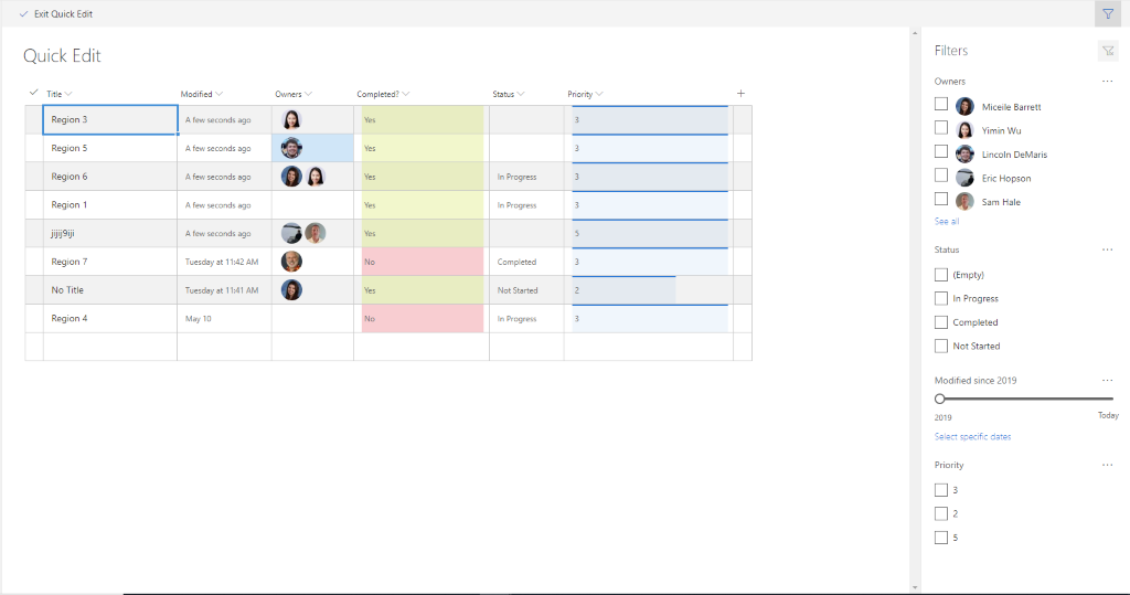 Enhanced Quick Edit for SharePoint lists and libraries | Microsoft ...