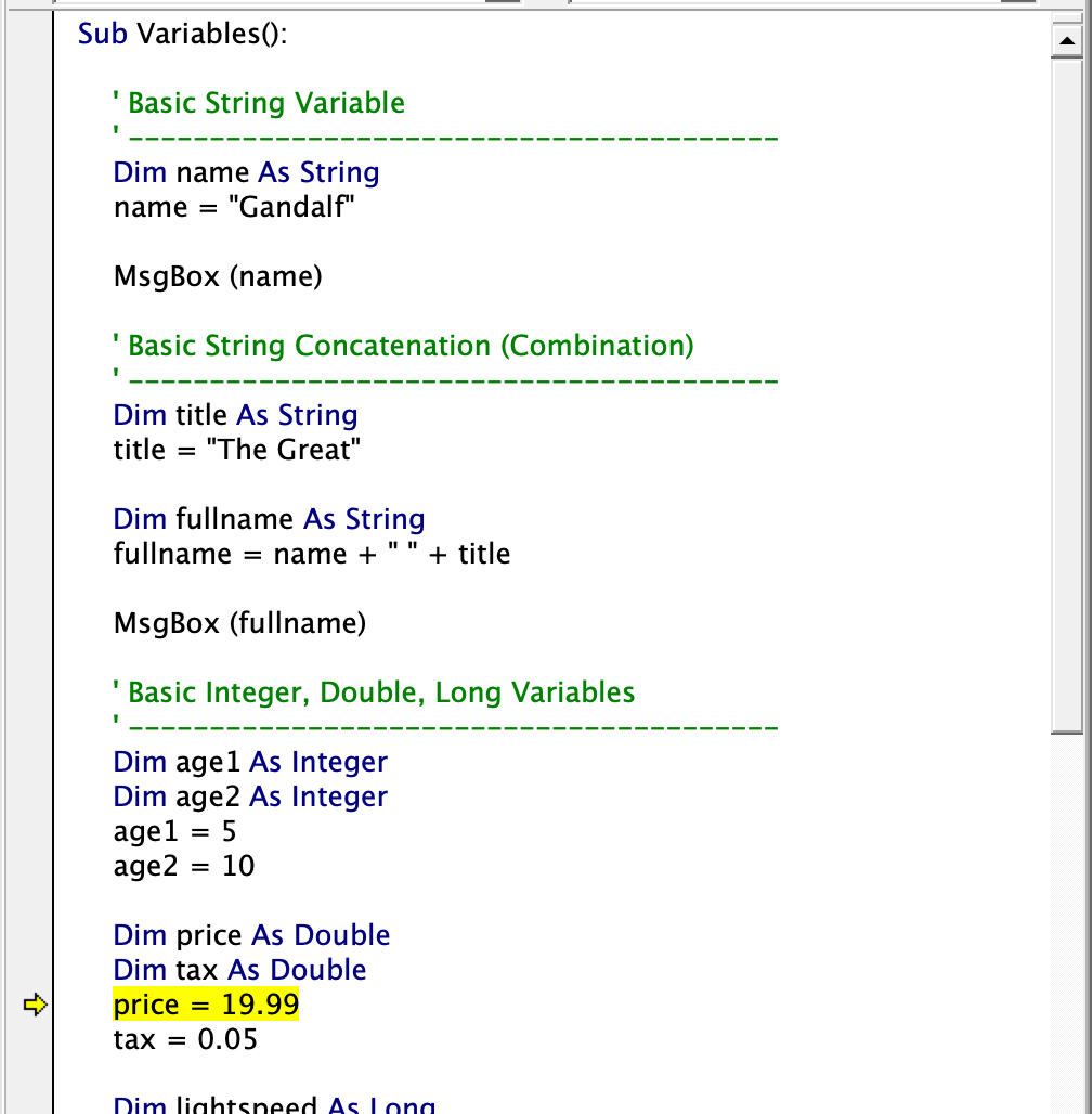 Runtime error 6 overflow with Dim Double. MacOS Catalina - Excel 2019 - VBA 7.1 | Microsoft ...