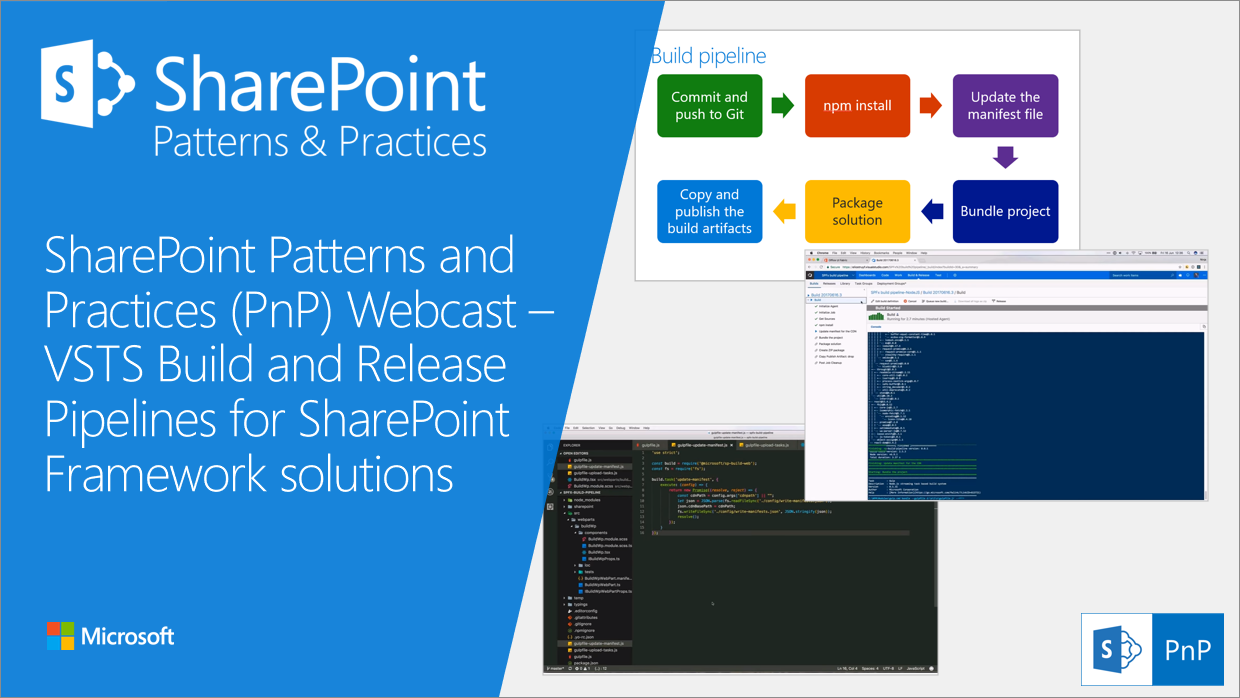 SharePoint PnP Webcast – VSTS Build and Release Pipelines for SharePoint Framework Solutions ...