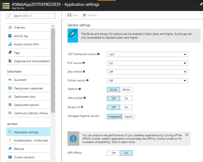 Enable client side monitoring in Azure with Application Insights ...
