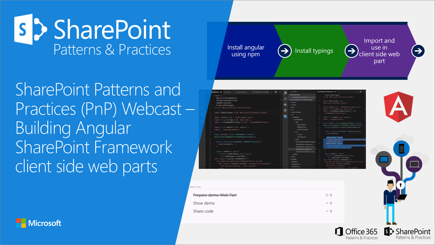 SharePoint PnP Webcast – Building Angular SharePoint Framework Client Web Part | Microsoft ...