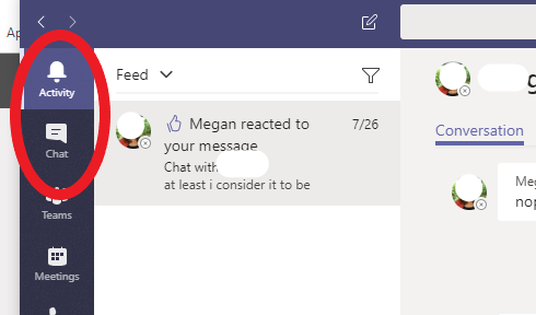 Activity Tab versus Chat Tab | Microsoft Community Hub
