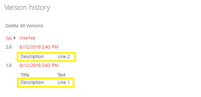 SharePoint list with "Multiple lines of text" column not displaying entries | Microsoft ...