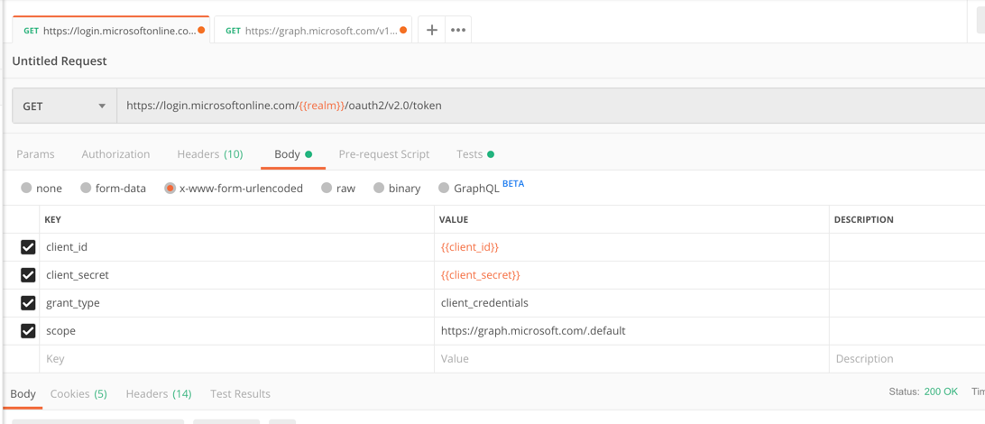 How to i access onenote notebooks using Graph API and postman ...