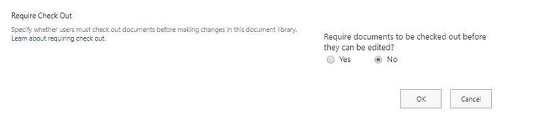 Check in Check out is disabled, but documents are still listed as ...