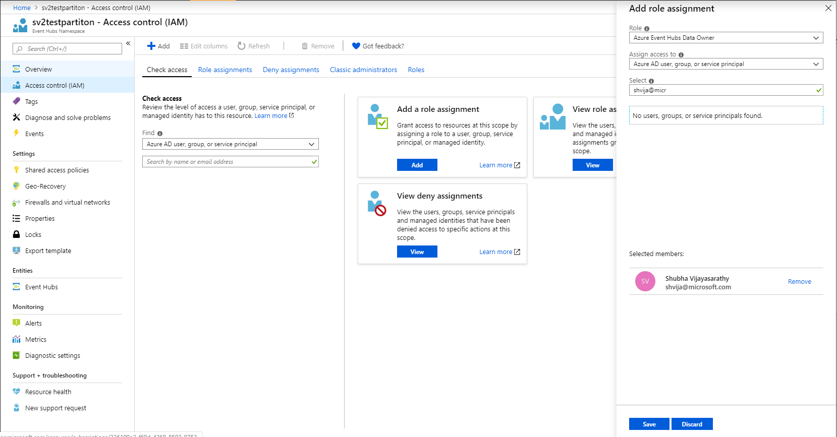Azure Event Hubs support for Azure Active Directory based access control generally available ...