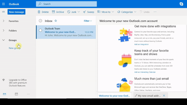 Outlook.com now supports groups | Microsoft Community Hub