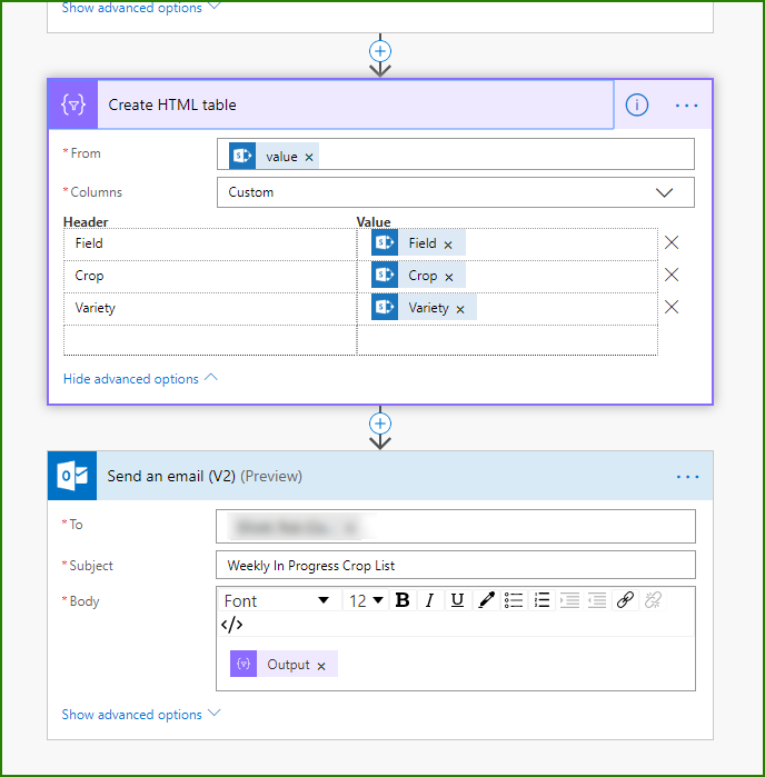 Get Sharepoint list with pending status and include in an email ...